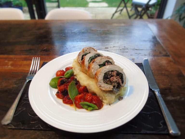 Seriously Easy Stuffed Chicken Ballotine - Basement Bakehouse